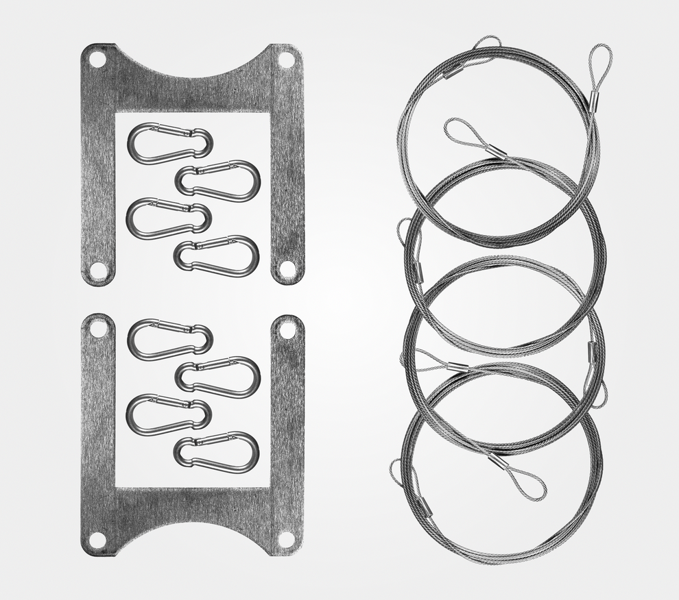 Skelly Kit - Brackets, Clips, and Wire – Secure-A-Skelly
